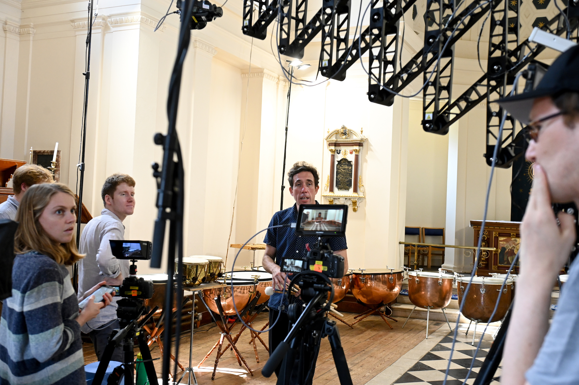 Making timpani videos | Adrian Bending