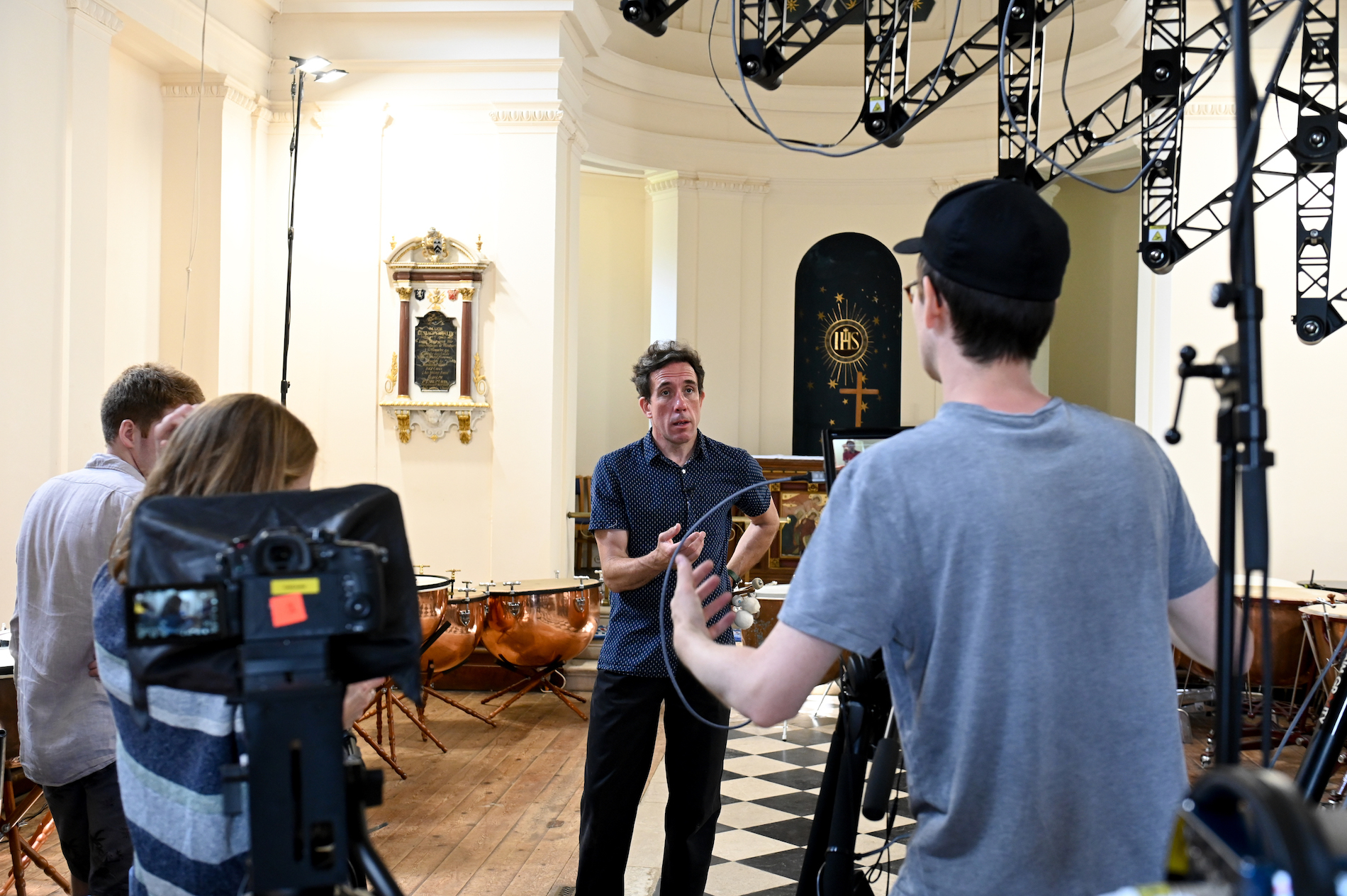 Making timpani videos | Adrian Bending
