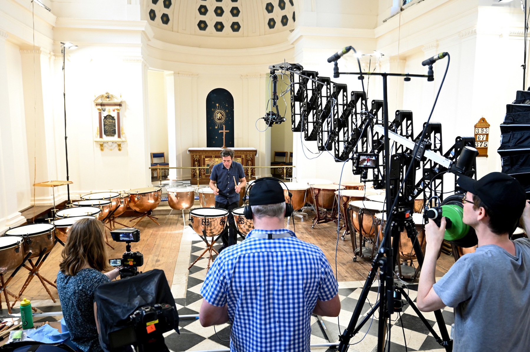 Making timpani videos | Adrian Bending