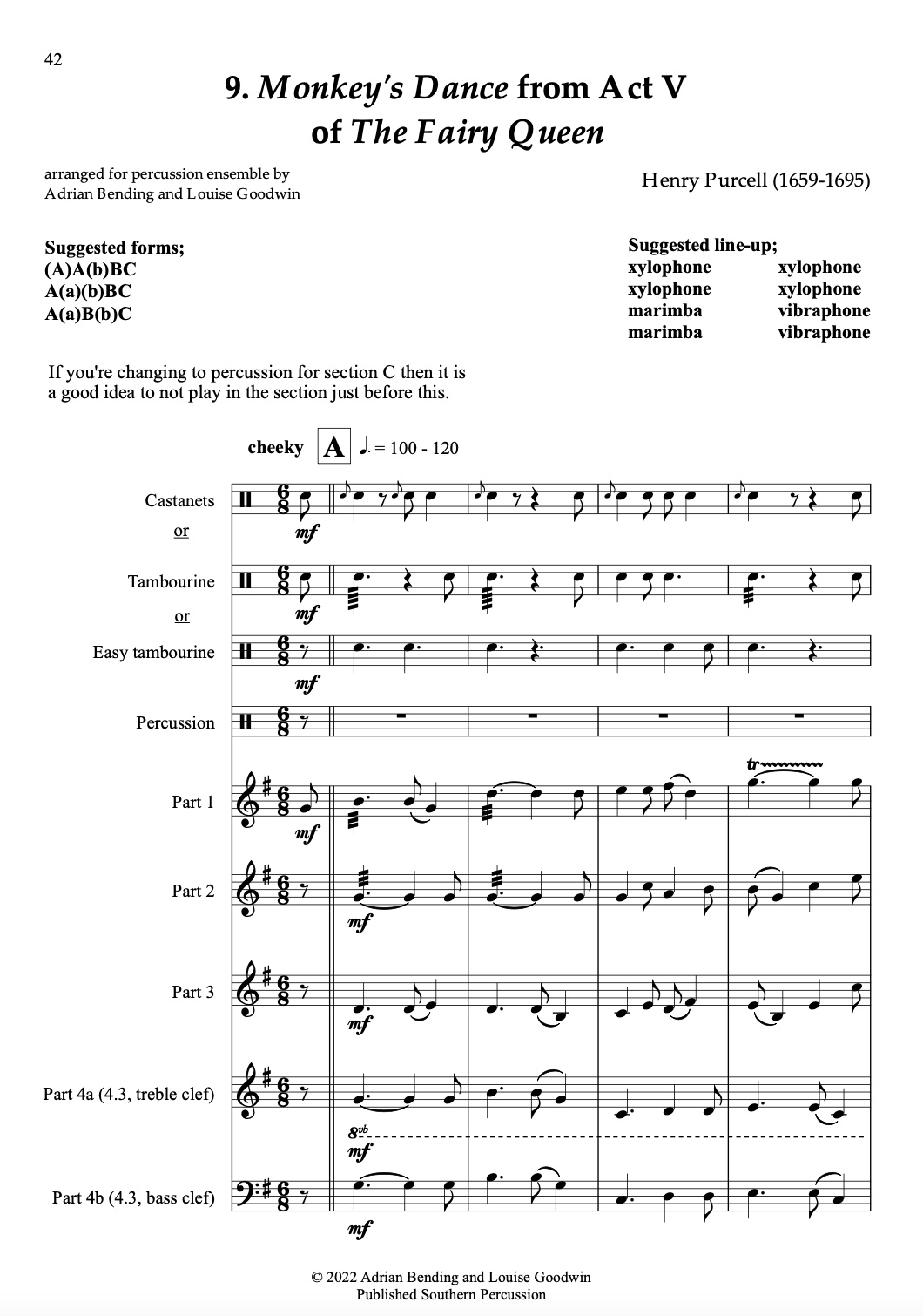 Purcell Percussion Project | Adrian Bending