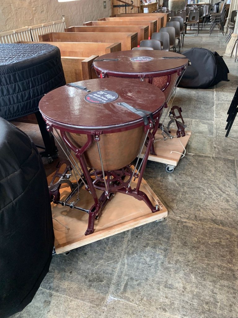 timpani trolleys | Adrian Bending